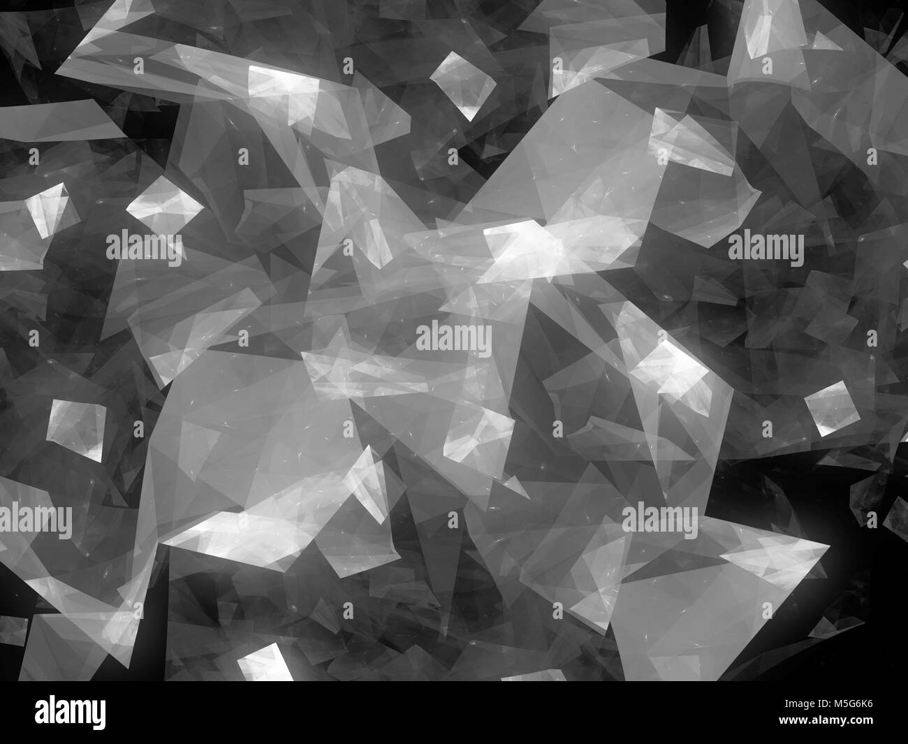 Black and white 3d shapes hi-res stock photography and images - Alamy