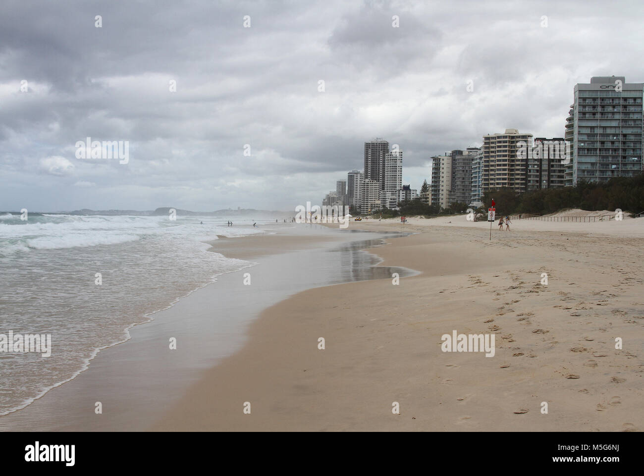 Buildings on the Gold Coast beachfront, Australia Stock Photo - Alamy