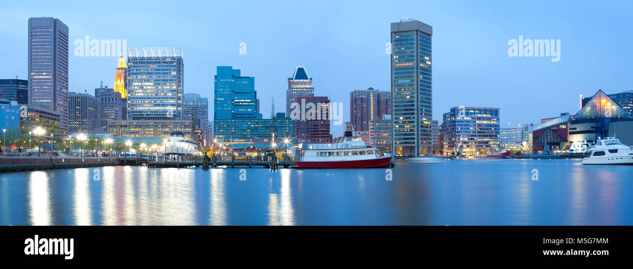 Baltimore city skyline hi-res stock photography and images - Alamy