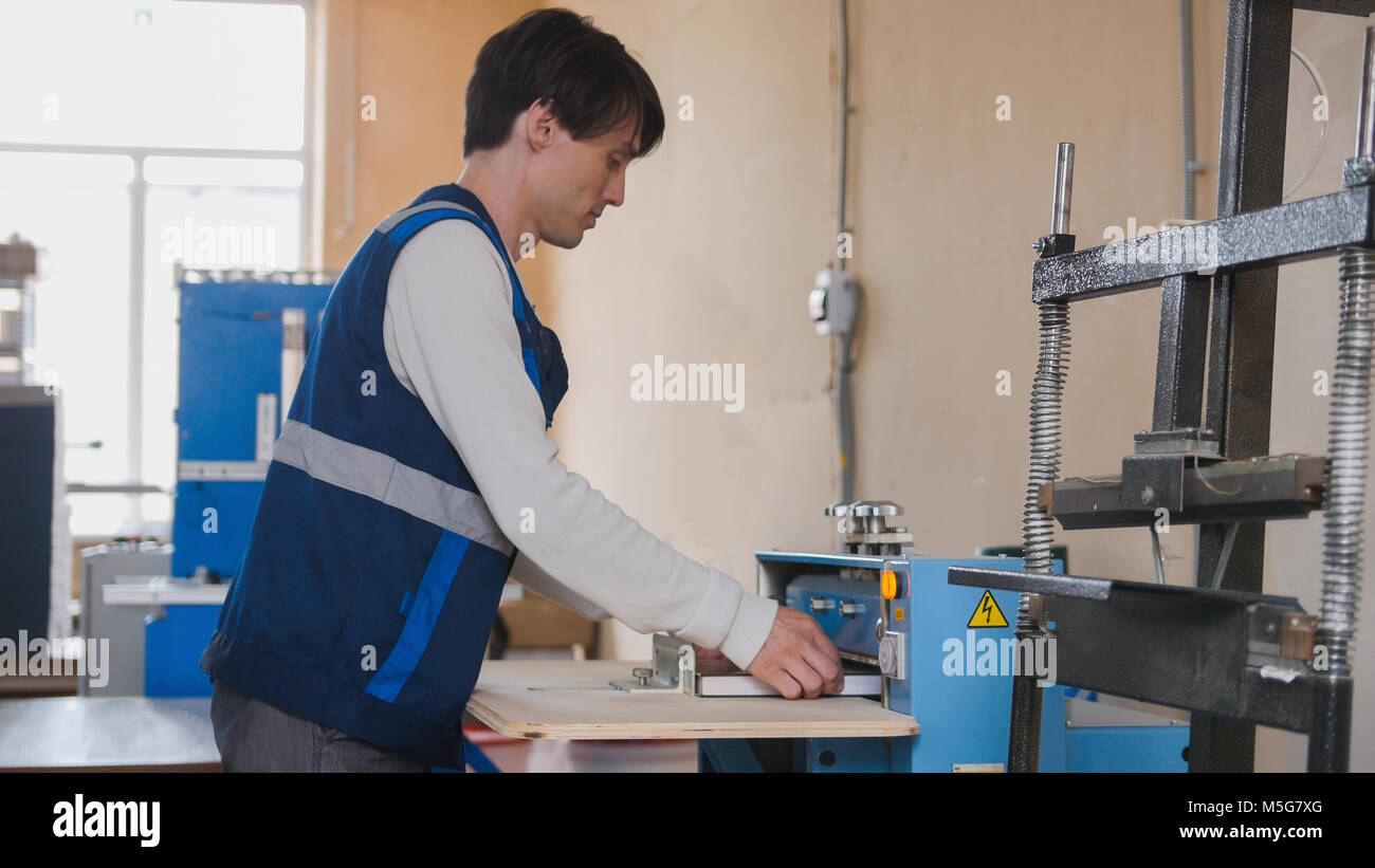Printing process - feeding sheets of paper, polygraph industry, close ...