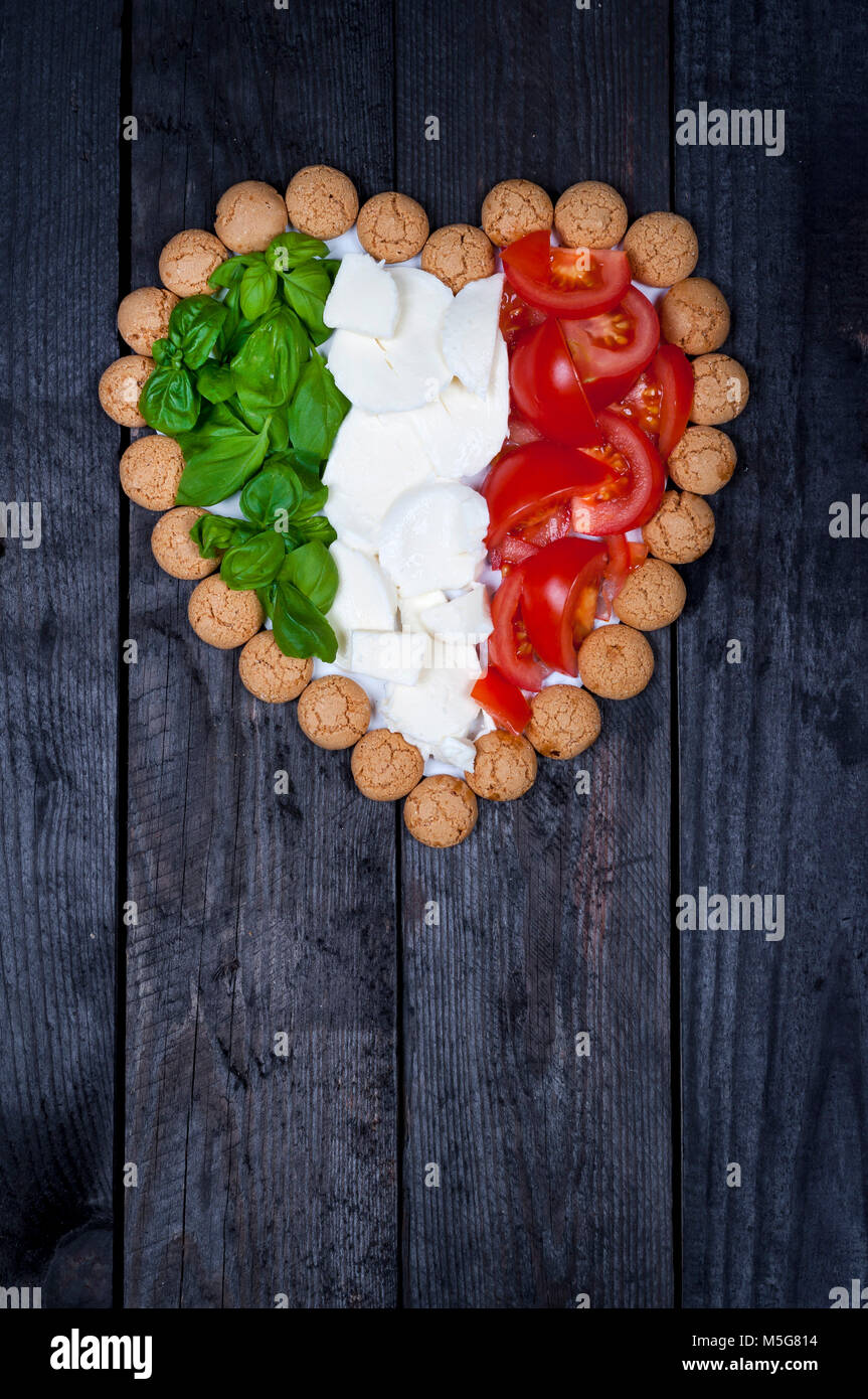 Italian food vector hi-res stock photography and images - Alamy