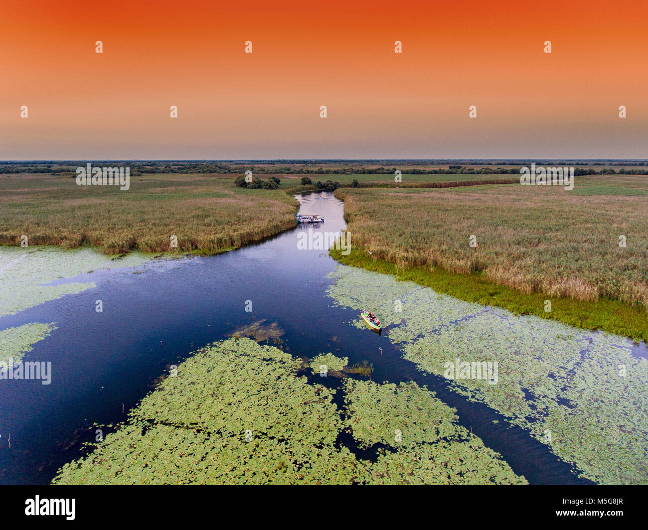Delta danube aerial hi-res stock photography and images - Alamy