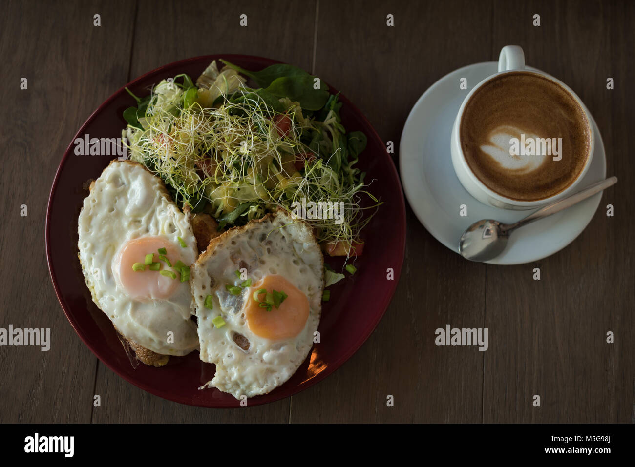 Breakfast served on a table Stock Photo - Alamy