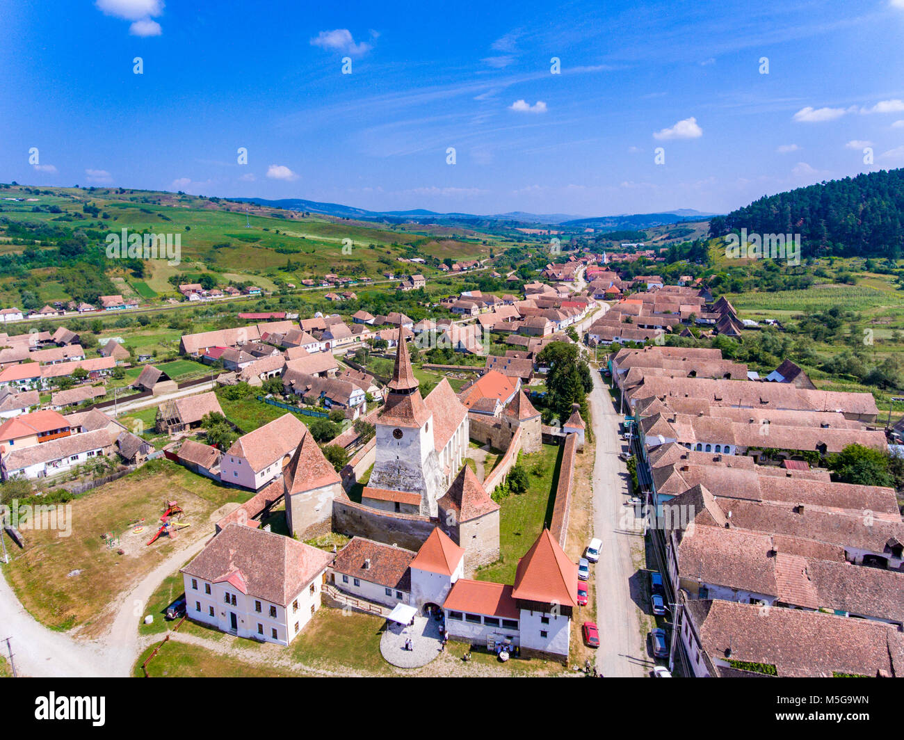 Archita Fortified Church in Archita Saxon Village Transylvania Romania ...