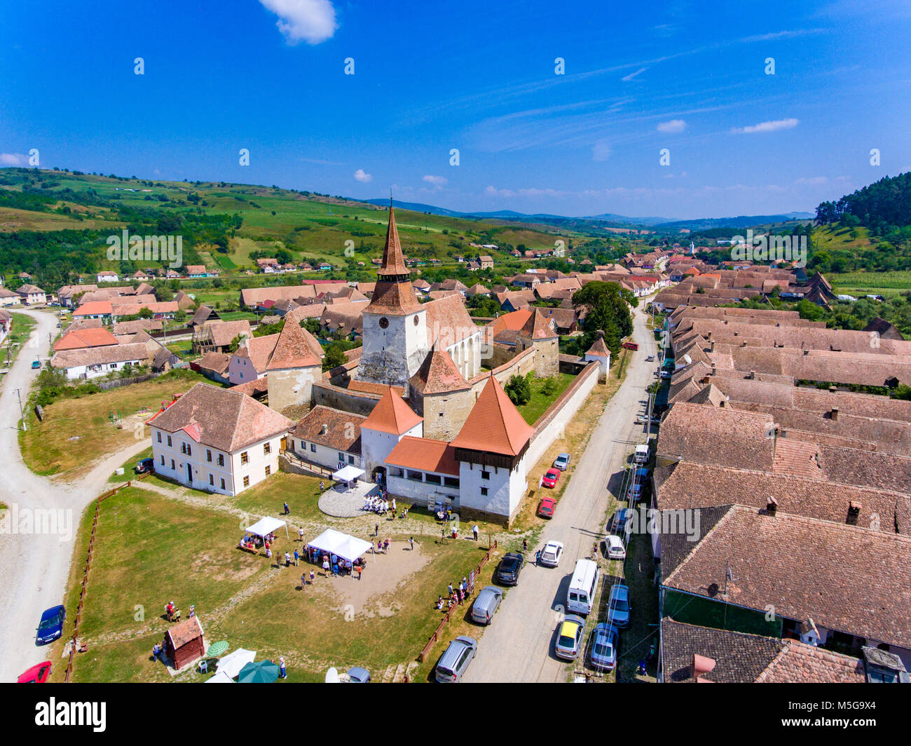 Archita Fortified Church in Archita Saxon Village Transylvania Romania ...