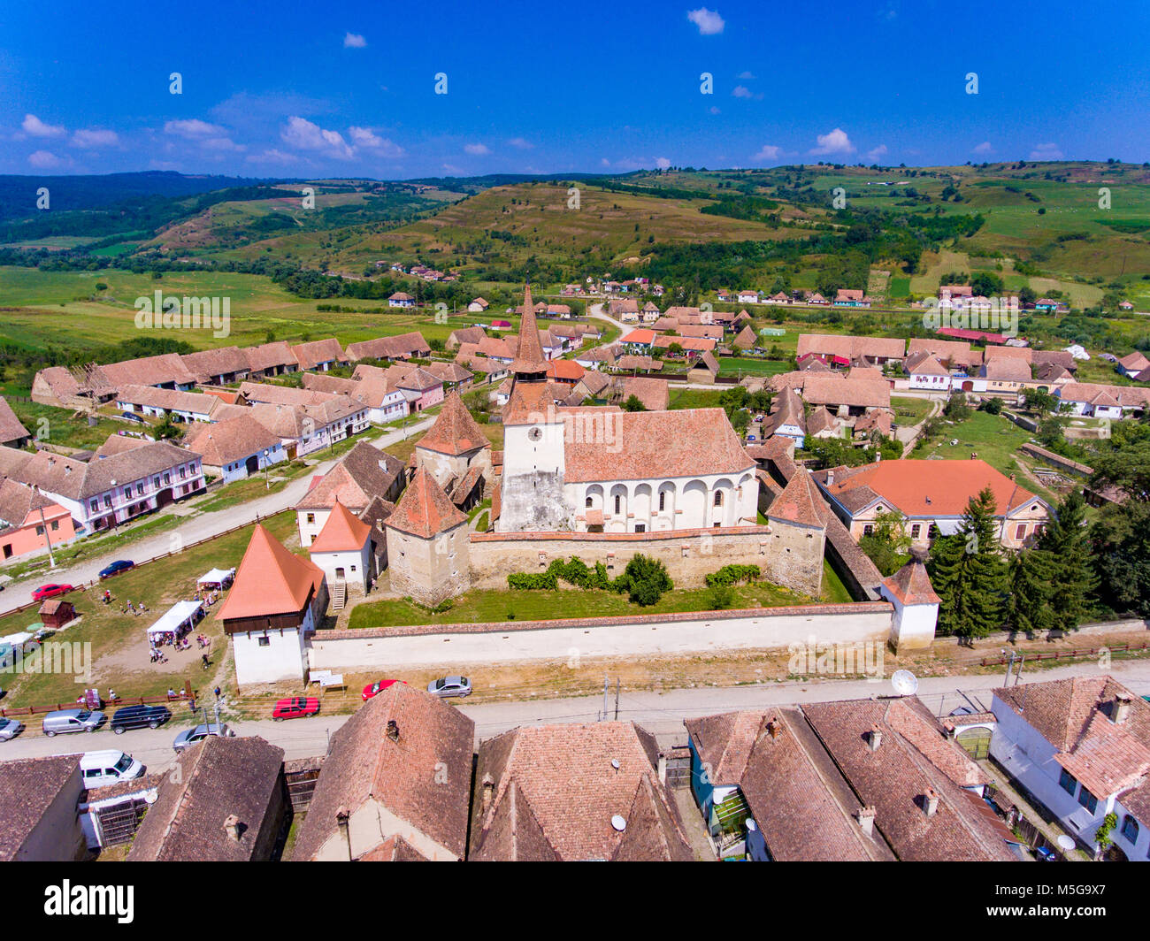 Archita Fortified Church in Archita Saxon Village Transylvania Romania ...
