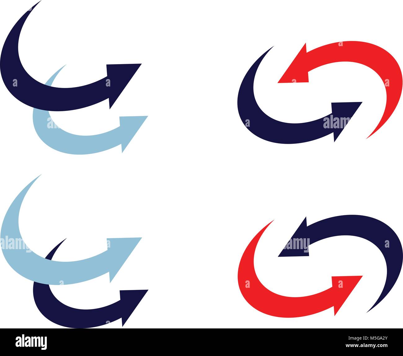 Modern arrow illustration Cut Out Stock Images & Pictures - Alamy