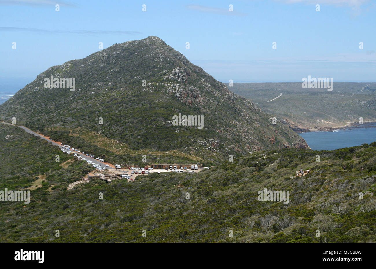 Visitors centre and car park, Cape Point, Cape Town, South Africa Stock ...