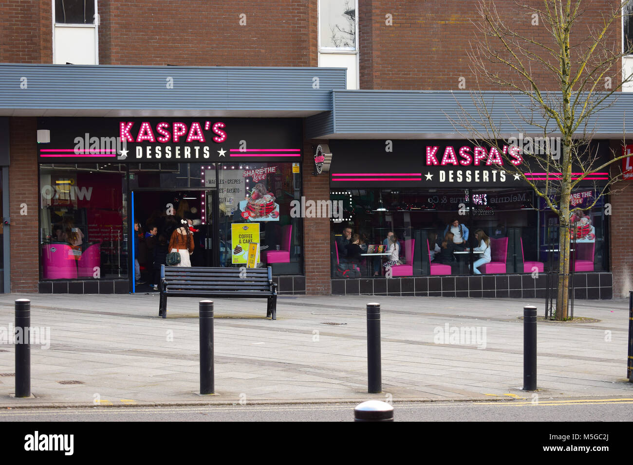 Kaspa's in Bridgend Town Centre, S.Wales. A popular chain of ...