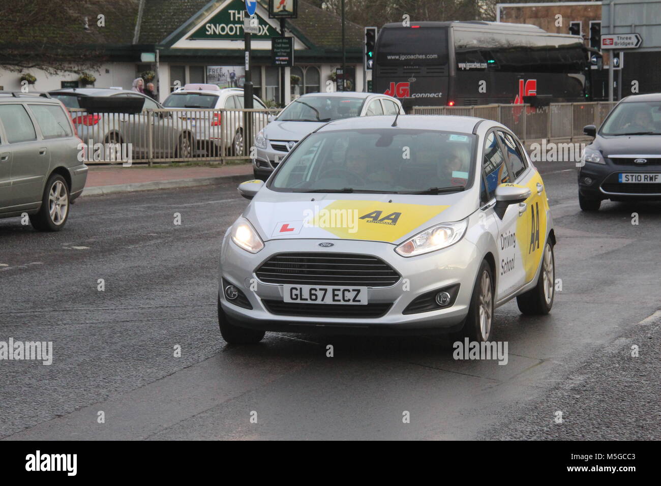 Driving school car hi-res stock photography and images - Alamy