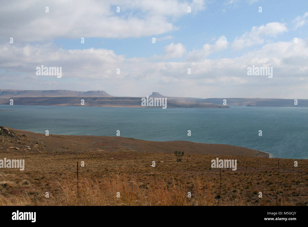 Sterkfontein Dam, located just outside the town of Harrismith, Free ...