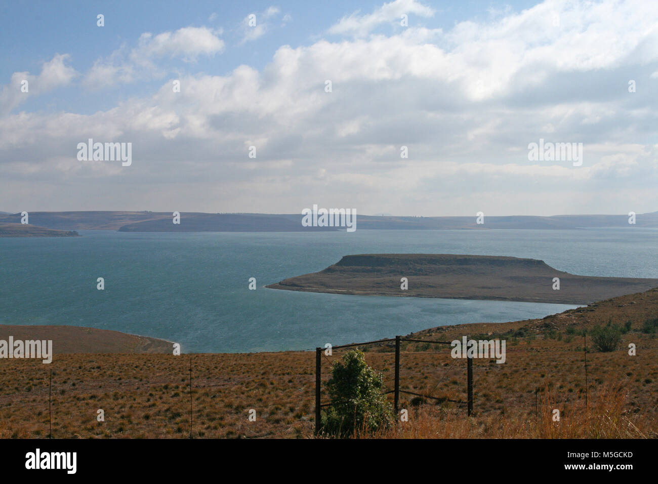 Sterkfontein Dam, located just outside the town of Harrismith, Free ...