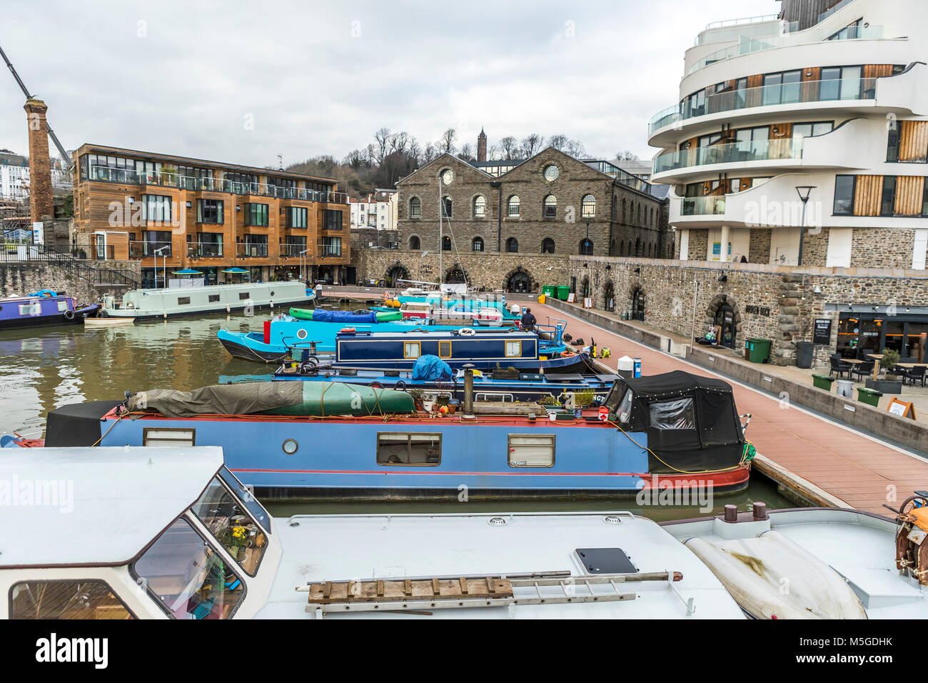 Harbour inlet at Millenium Promenade, Bristol UK Stock Photo - Alamy