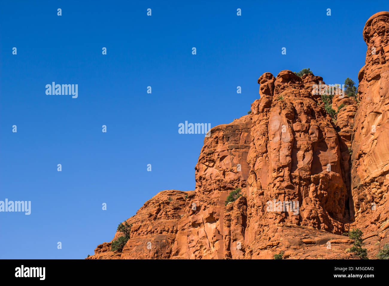 Red Rock Formation On Mountain In Sedona, Arizona Stock Photo - Alamy