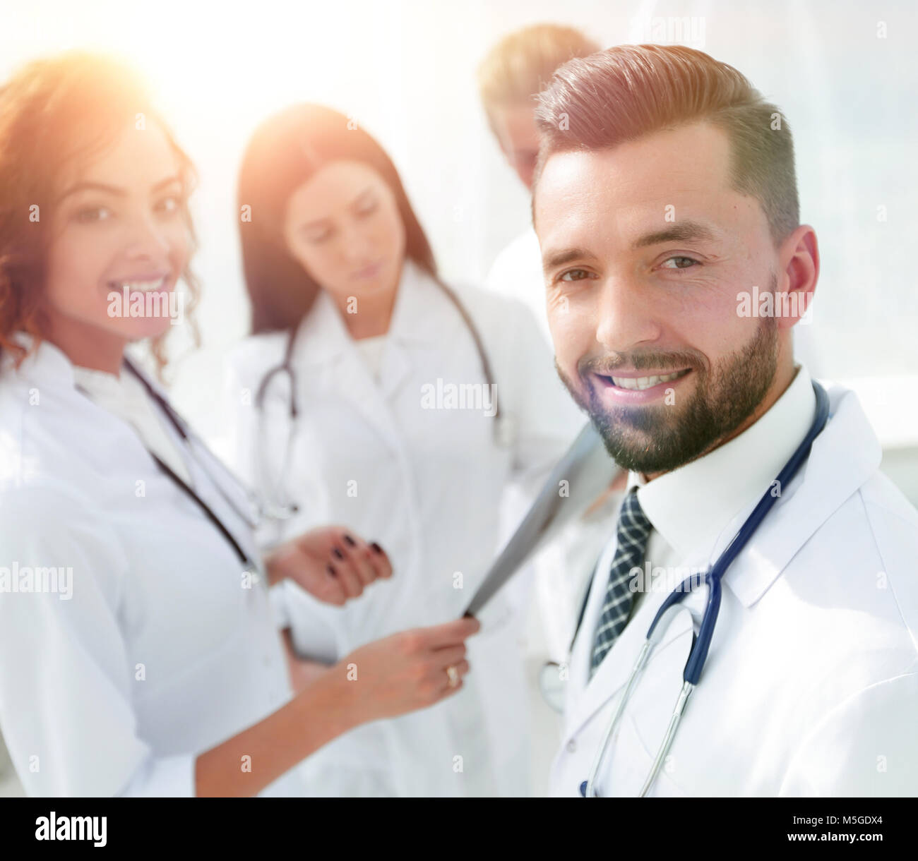 portrait of an experienced therapist Stock Photo - Alamy