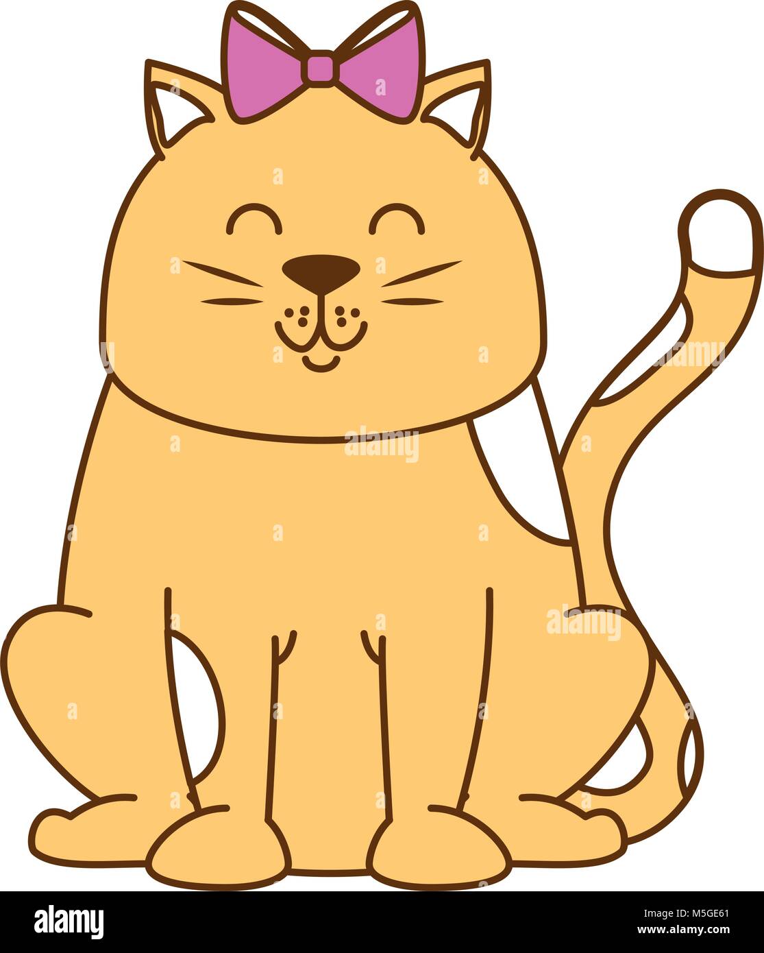 cute cat mascot character Stock Vector Image & Art - Alamy