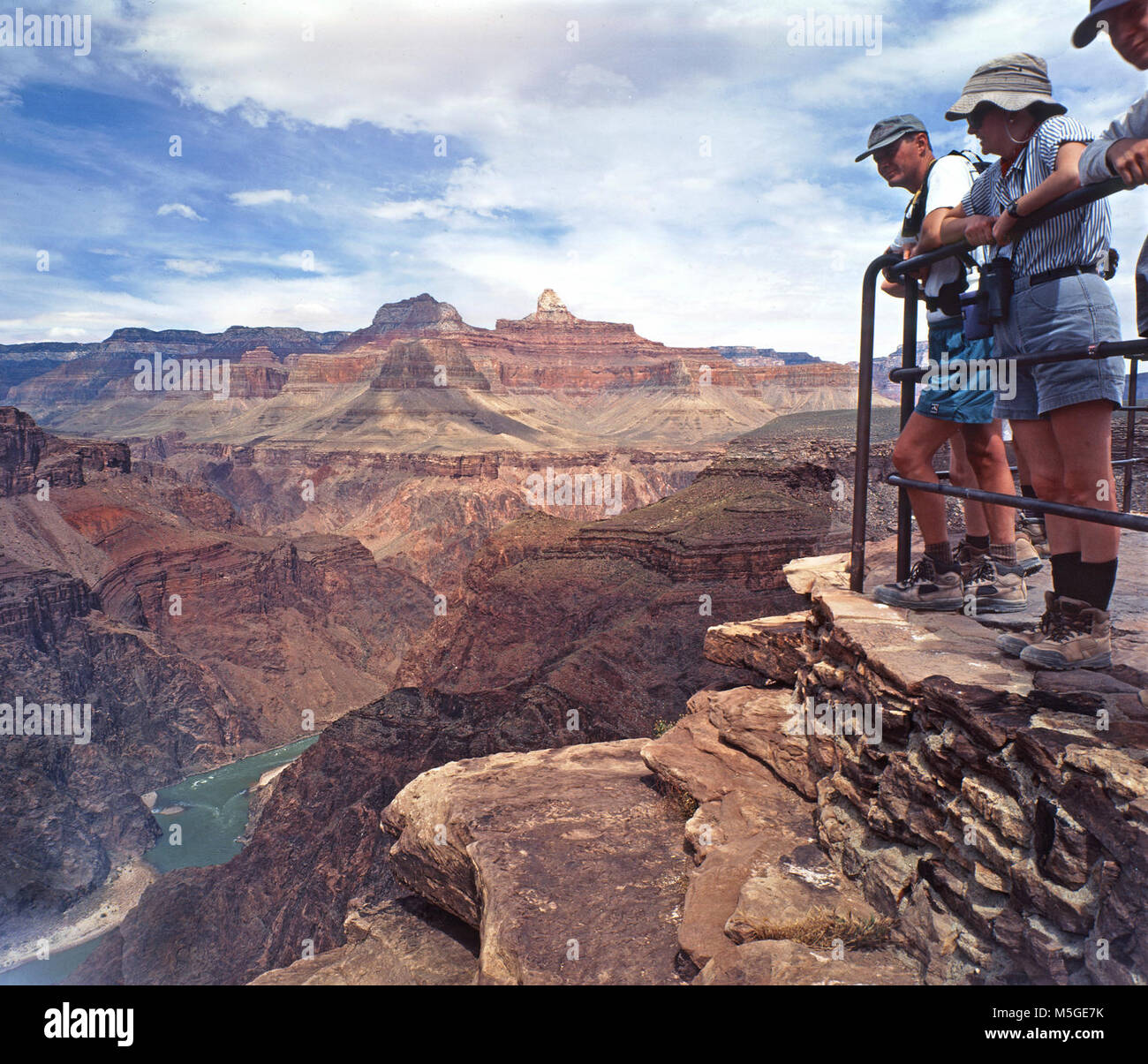 Bright Angel Trail - Plateau Point View The Colorado River as Seen from ...