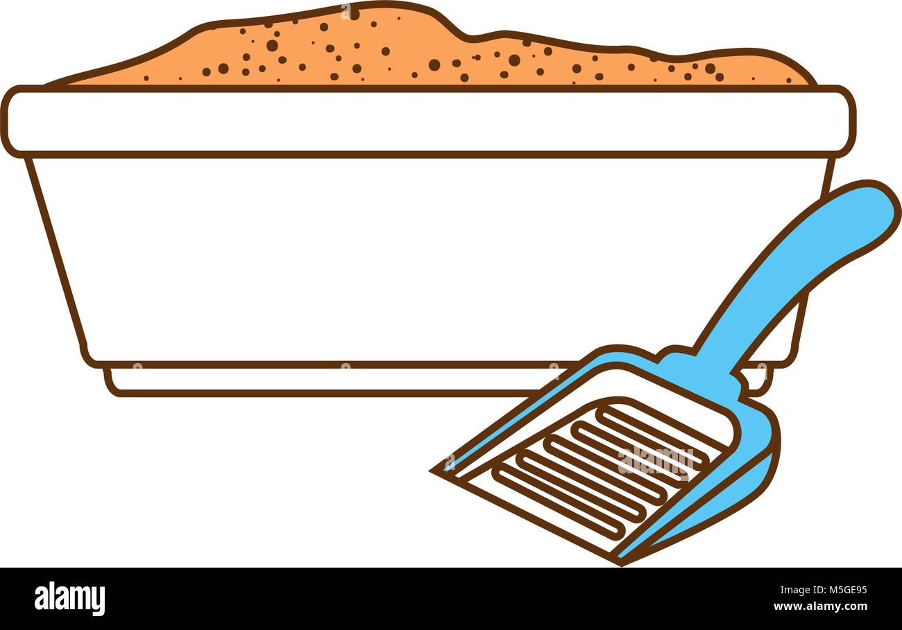 sandbox cat with shovel Stock Vector Image & Art - Alamy