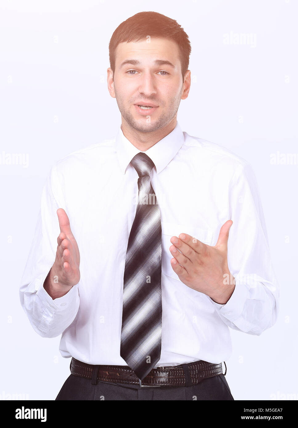 portrait of a responsible businessman Stock Photo - Alamy