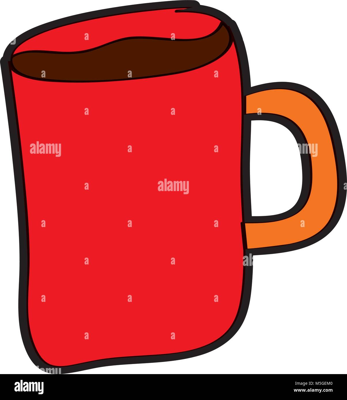 cartoon coffee mug drink beverage Stock Vector Image & Art - Alamy