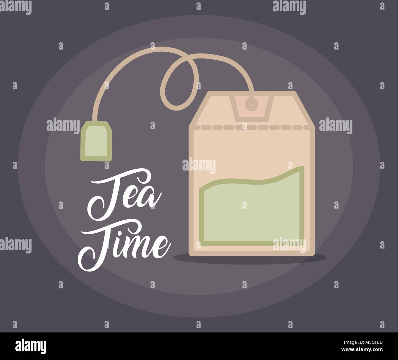 English breakfast teabag Stock Vector Images - Alamy