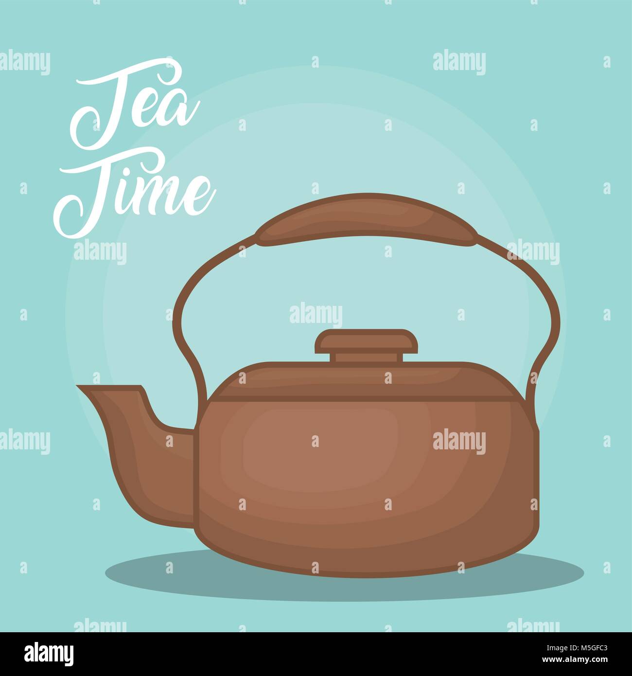 colorful teapot kitchen design Stock Vector Image & Art - Alamy