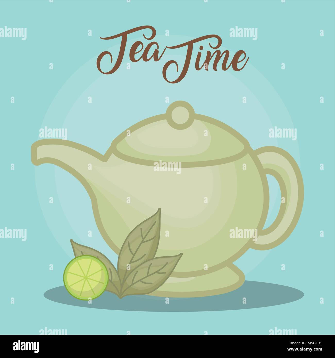 colorful teapot kitchen design Stock Vector Image & Art - Alamy