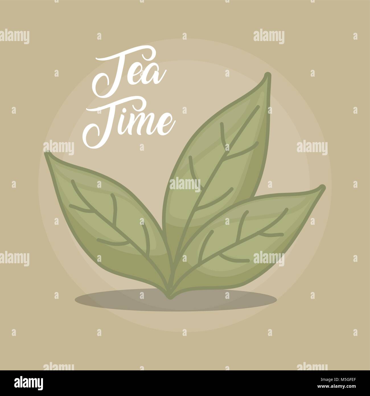 green tea leaves design Stock Vector Image & Art - Alamy