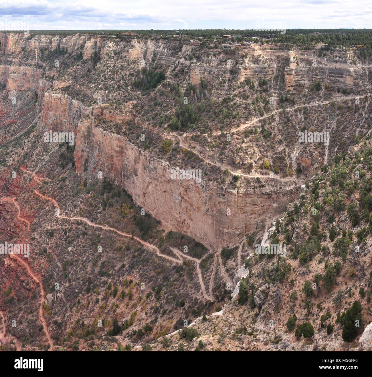 Grand Canyon National Park Top of Bright Angel Trail p This photo shows ...