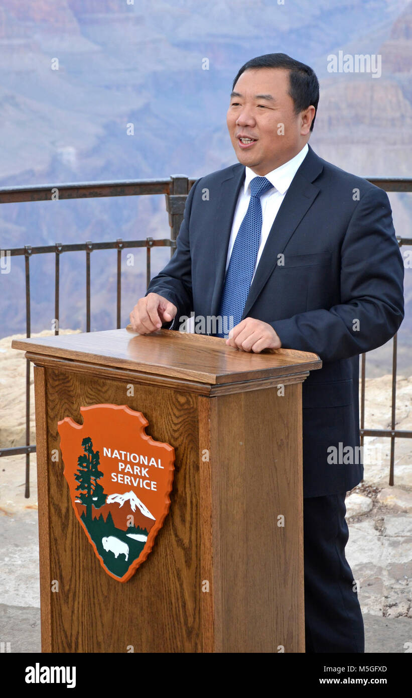 Grand Canyon Sister Park Renewal Ceremony Magistrate Liu Xiaobo of ...