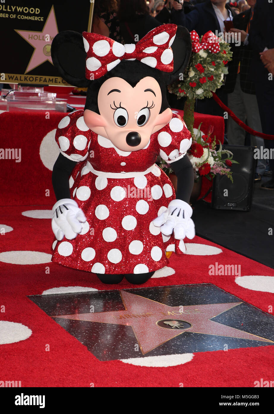 Minnie Mouse Hollywood Walk of Fame Star Ceremony Featuring: Minnie ...