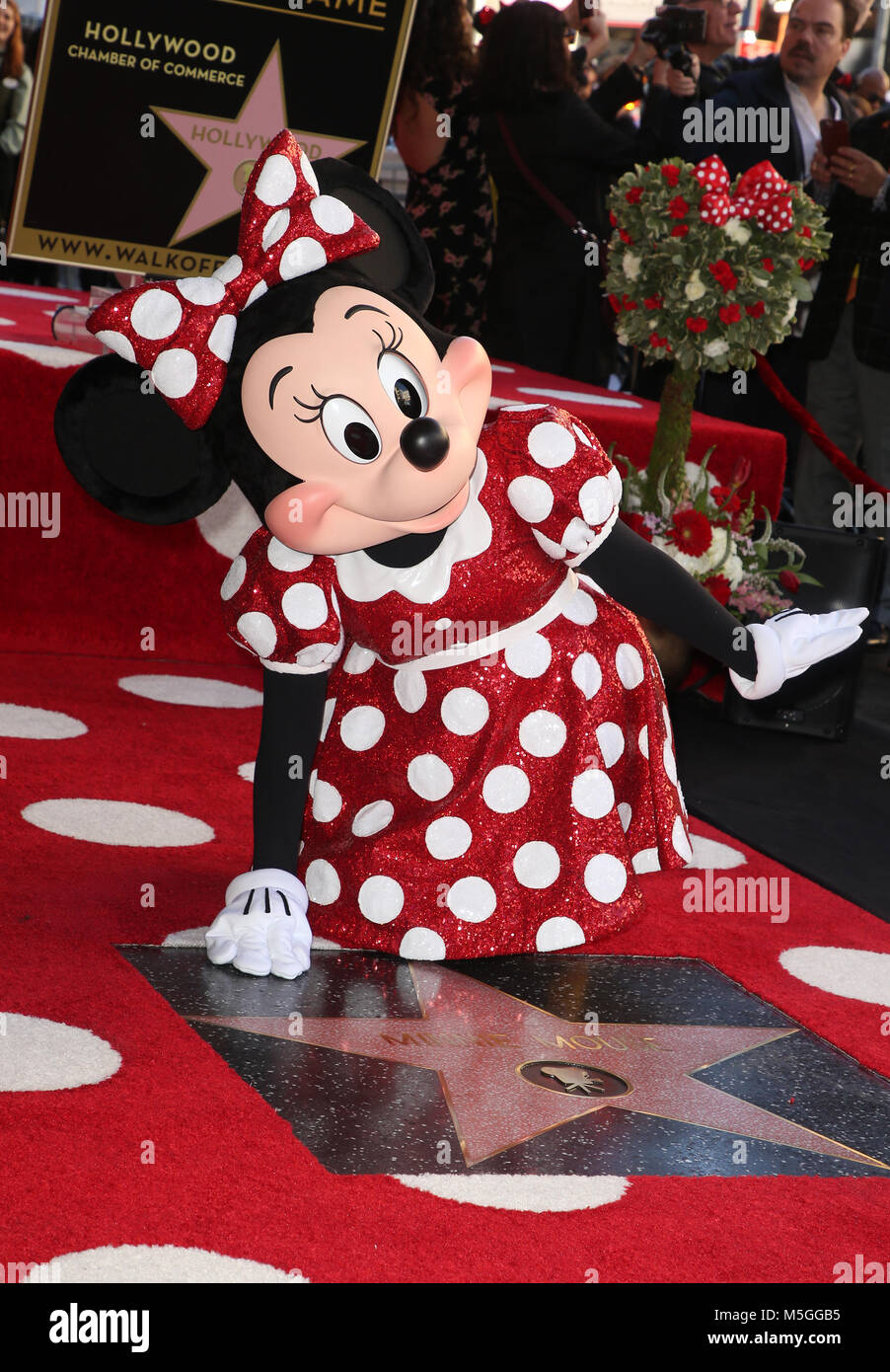 Minnie Mouse Hollywood Walk of Fame Star Ceremony Featuring: Minnie ...