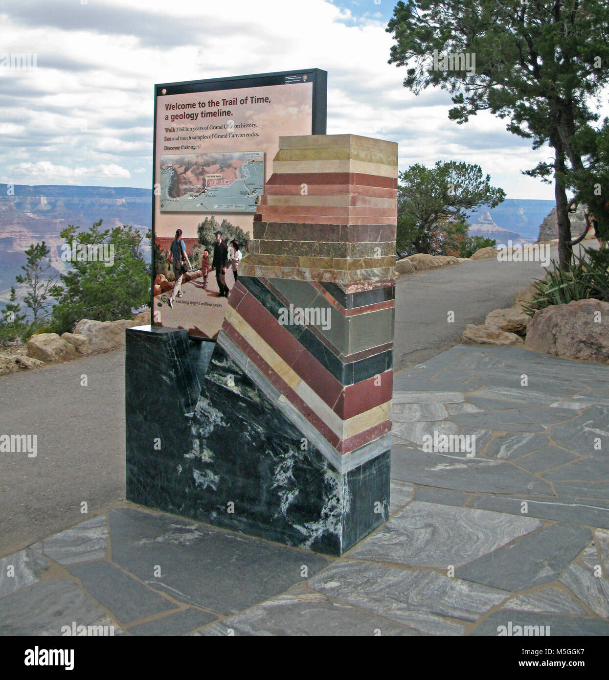 Grand Canyon Trail of Time mq The Trail of Time is an interpretive ...