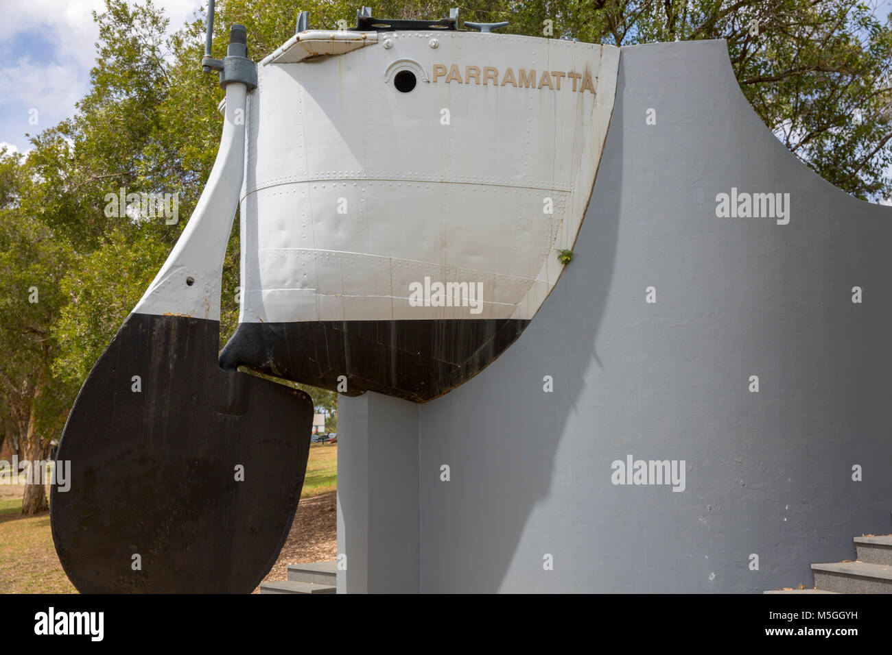 HMAS Parramatta 2 remains in Parramatta Western Sydney,Australia Stock ...