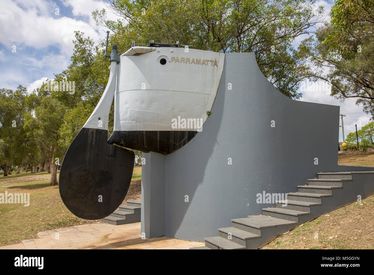 HMAS Parramatta 2 remains in Parramatta Western Sydney,Australia Stock ...