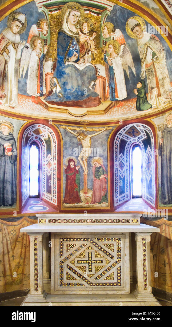 San benedetto monastery subiaco lazio hi-res stock photography and ...
