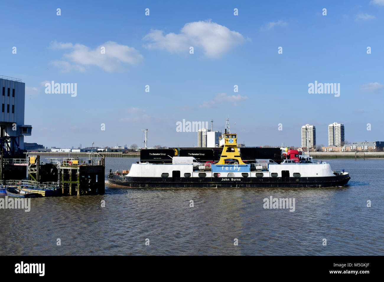 Woolwich Ferry, Woolwich, South East London Stock Photo - Alamy