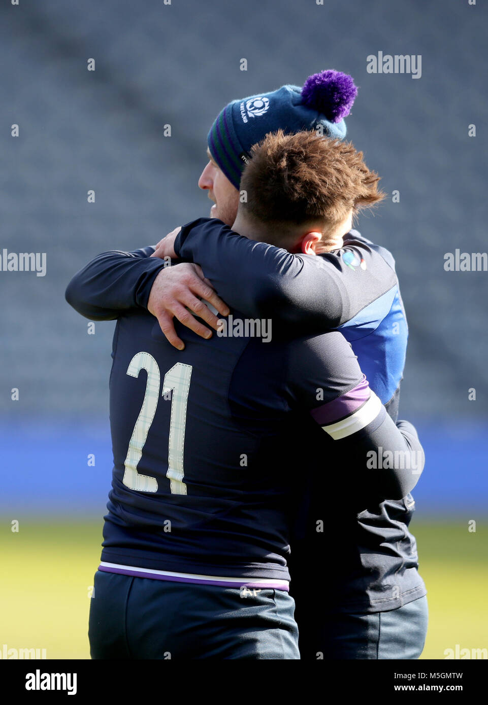 Scotlands stuart hogg right hi-res stock photography and images - Alamy