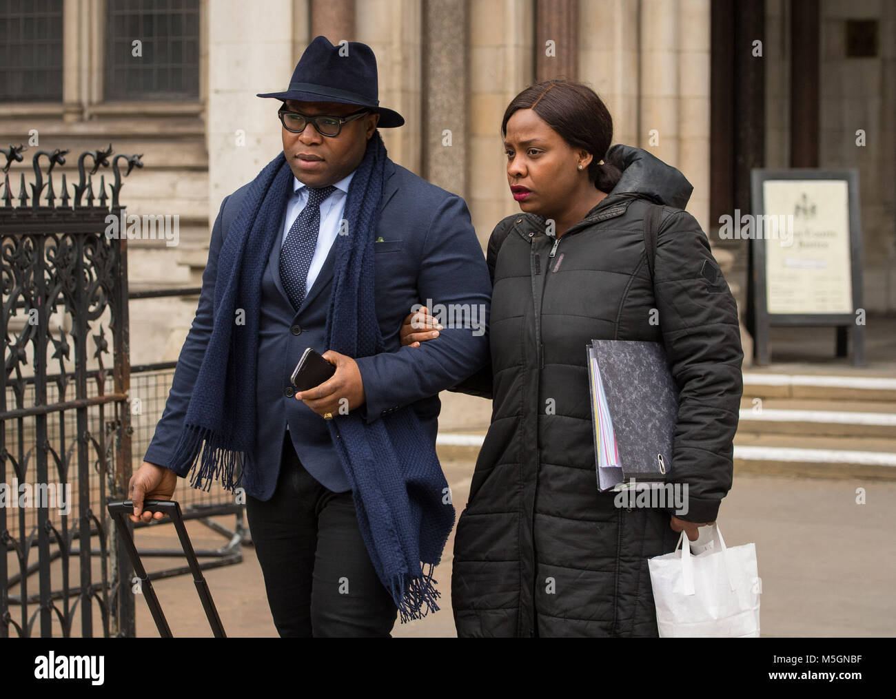 Isaiah Haastrup's father Lanre Haastrup and mother Takesha Thomas leave ...