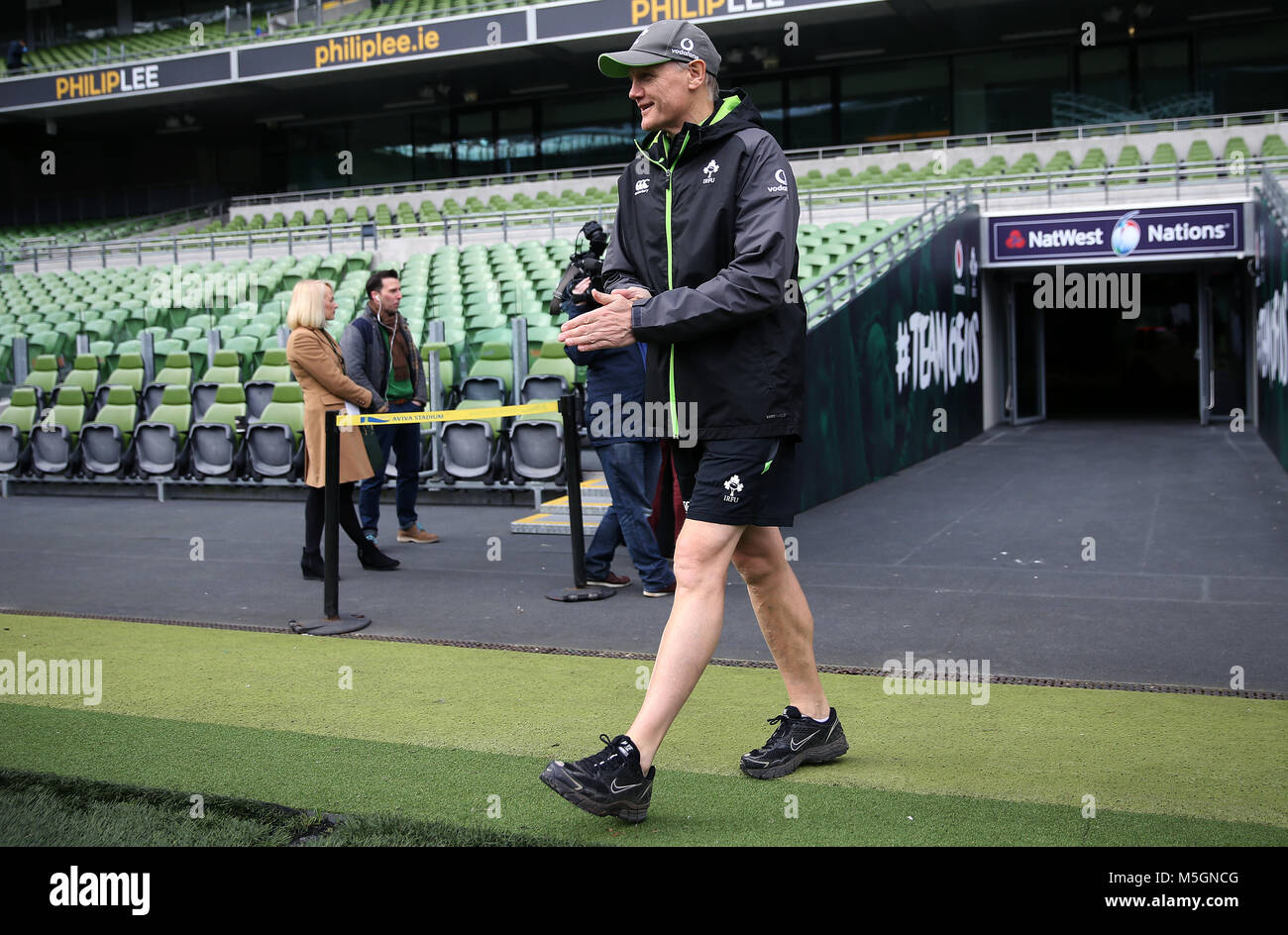 Ireland head coach Joe Schmidt arrives for the captain's run at The ...