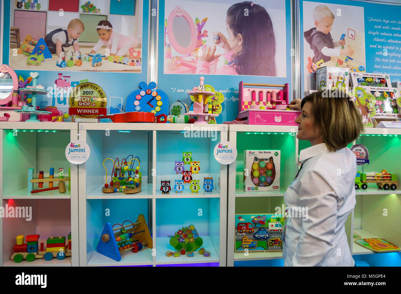The London Toy Fair opens at Olympia Exhibition Centre. Organised by ...