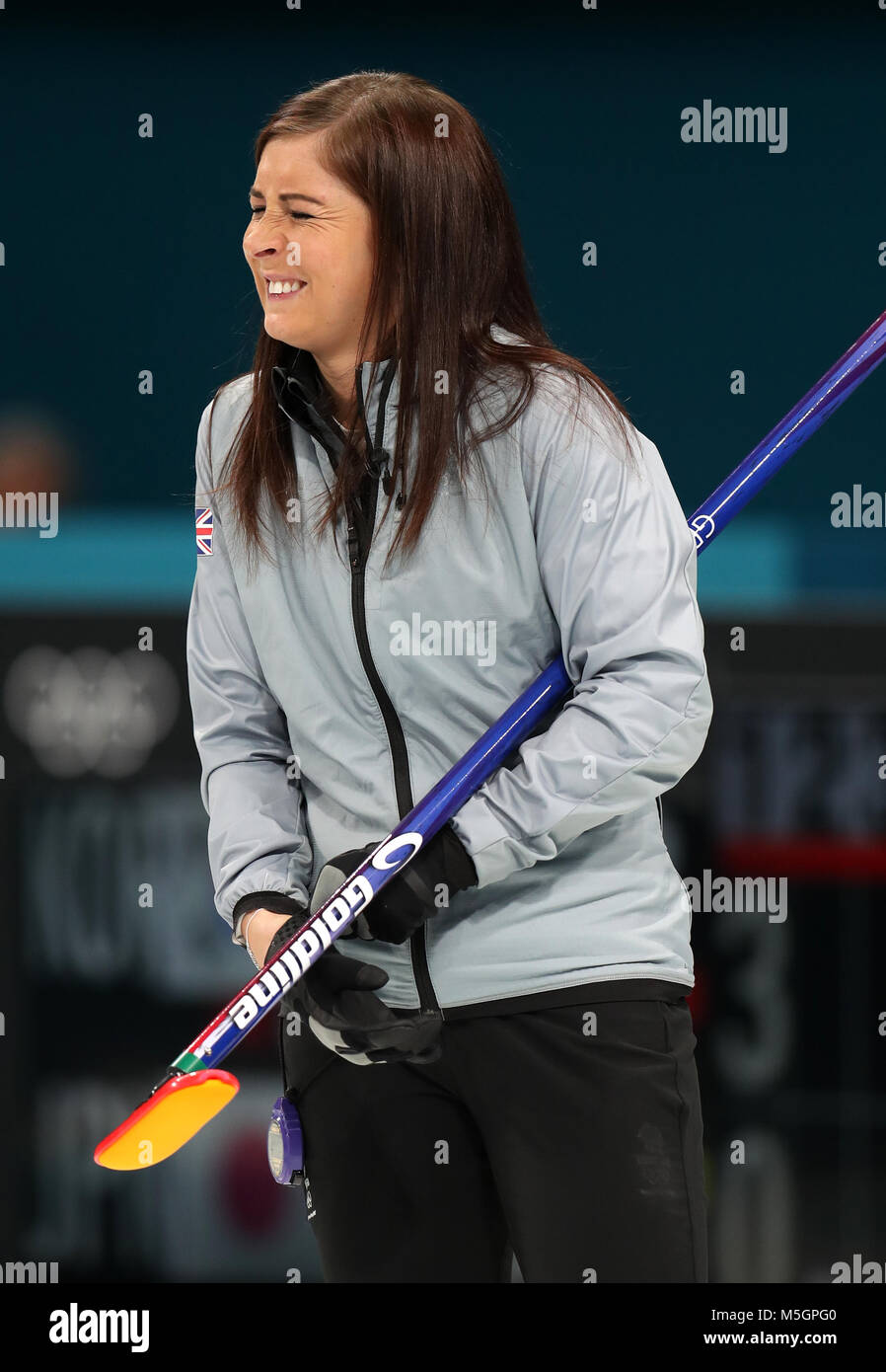 Great britain skipper eve muirhead appears dejected hi-res stock ...