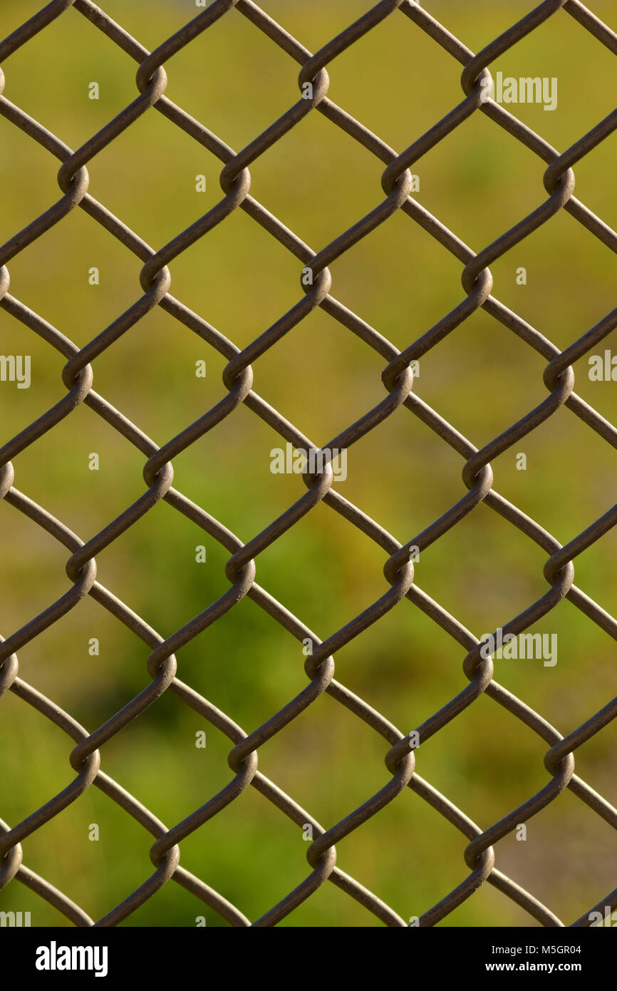 Chain Link fence closeup abstract background Stock Photo - Alamy