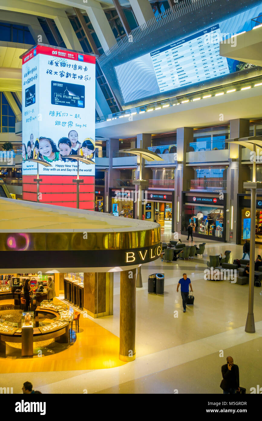 Lax airport inside hi-res stock photography and images - Alamy