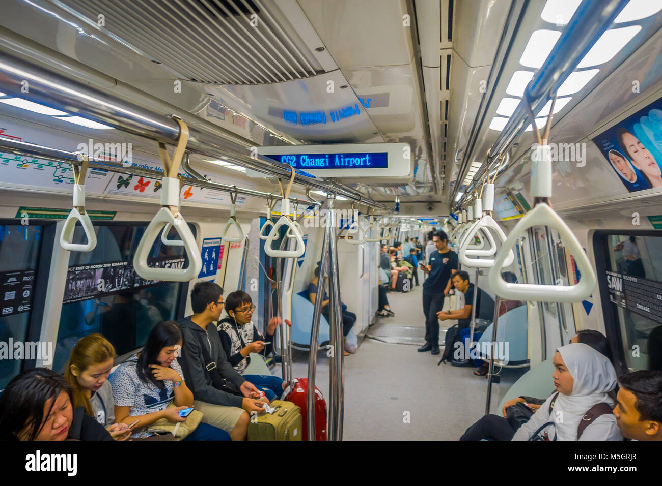 Mrt carriage singapore hi-res stock photography and images - Alamy