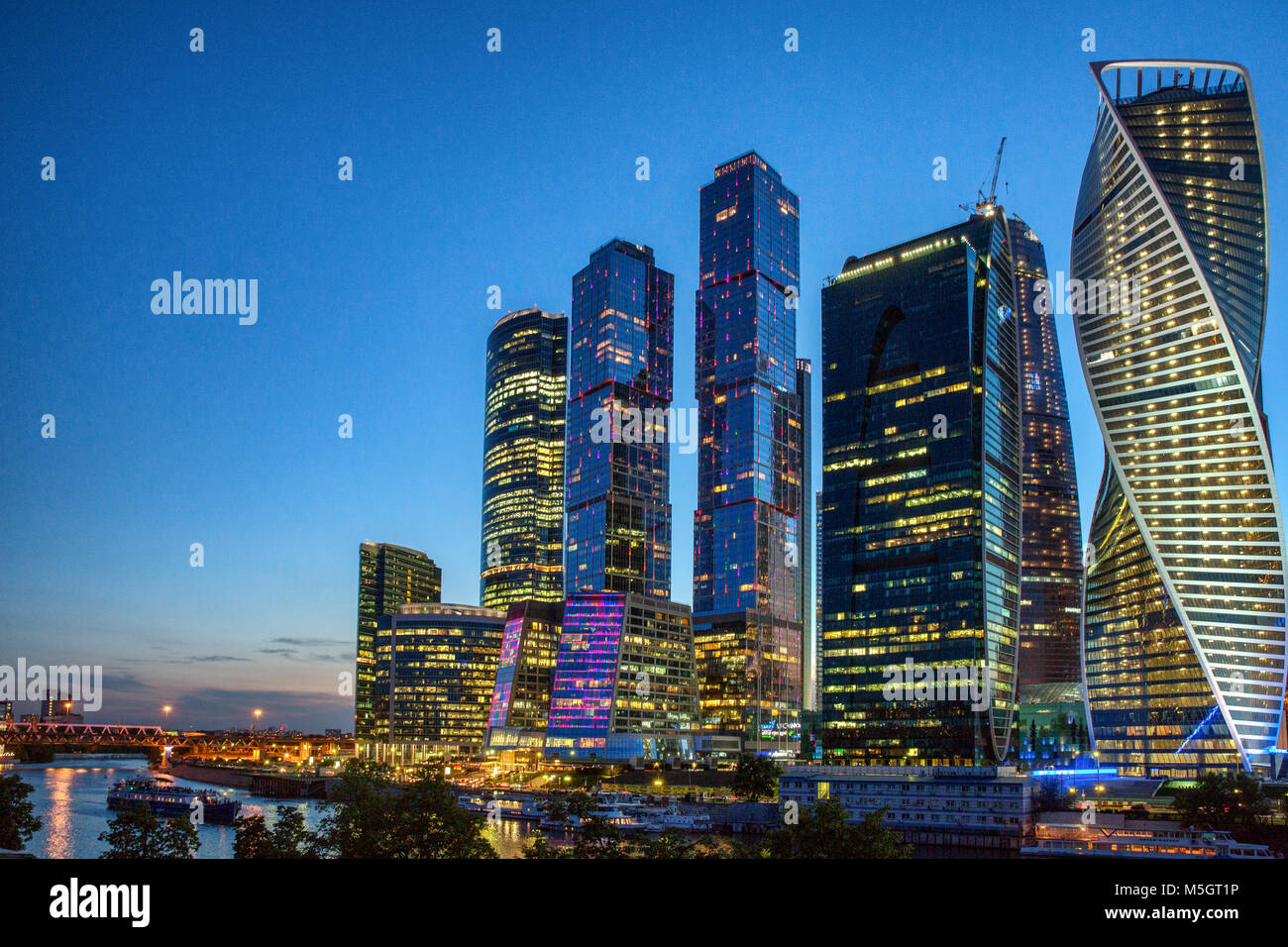Moscow city centre hi-res stock photography and images - Alamy