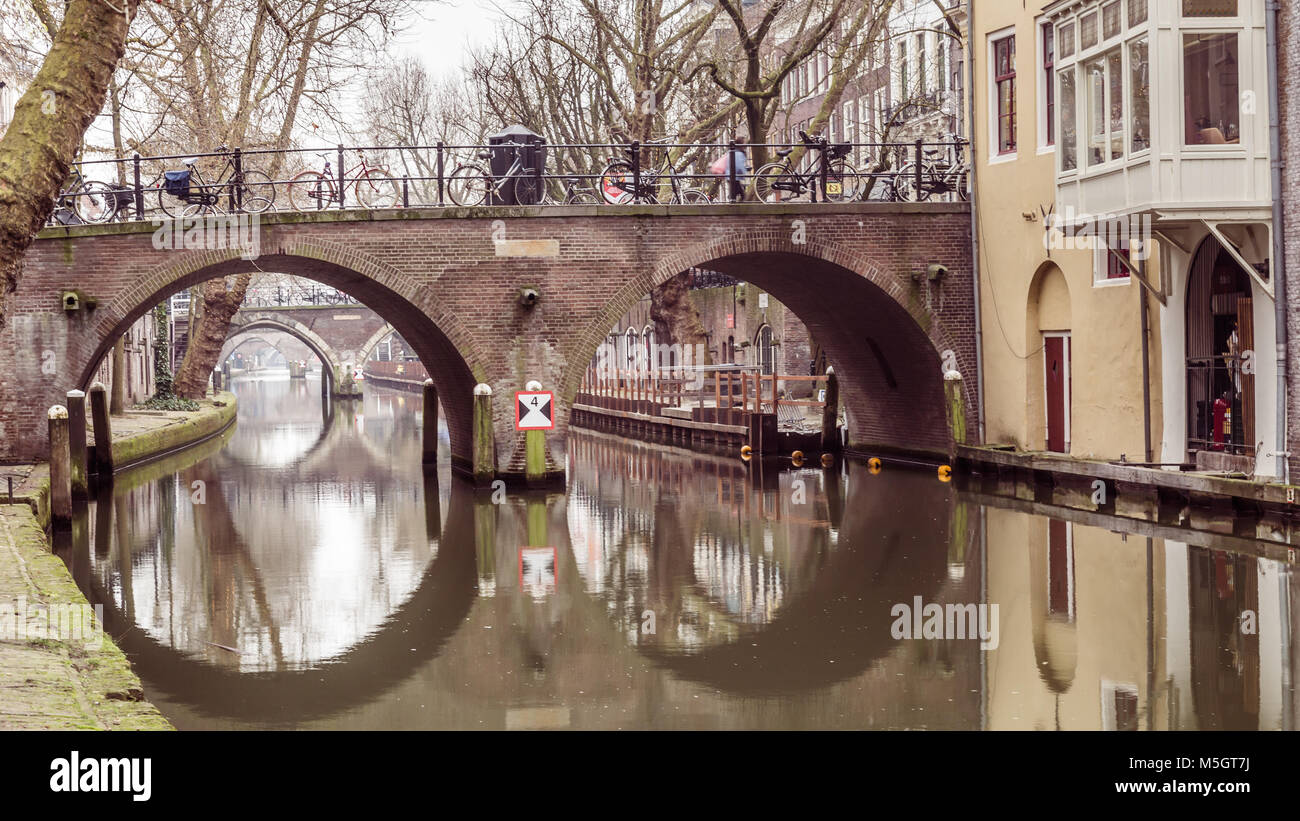 Old bridges in Utrecht, Netherlands Stock Photo - Alamy
