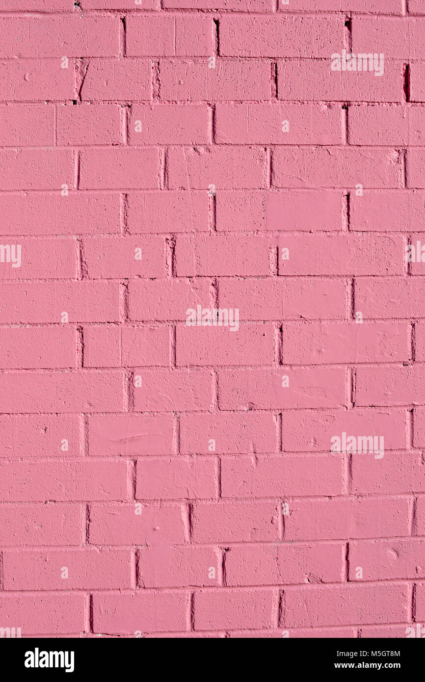 Pink brick closeup texture backgroun Stock Photo - Alamy