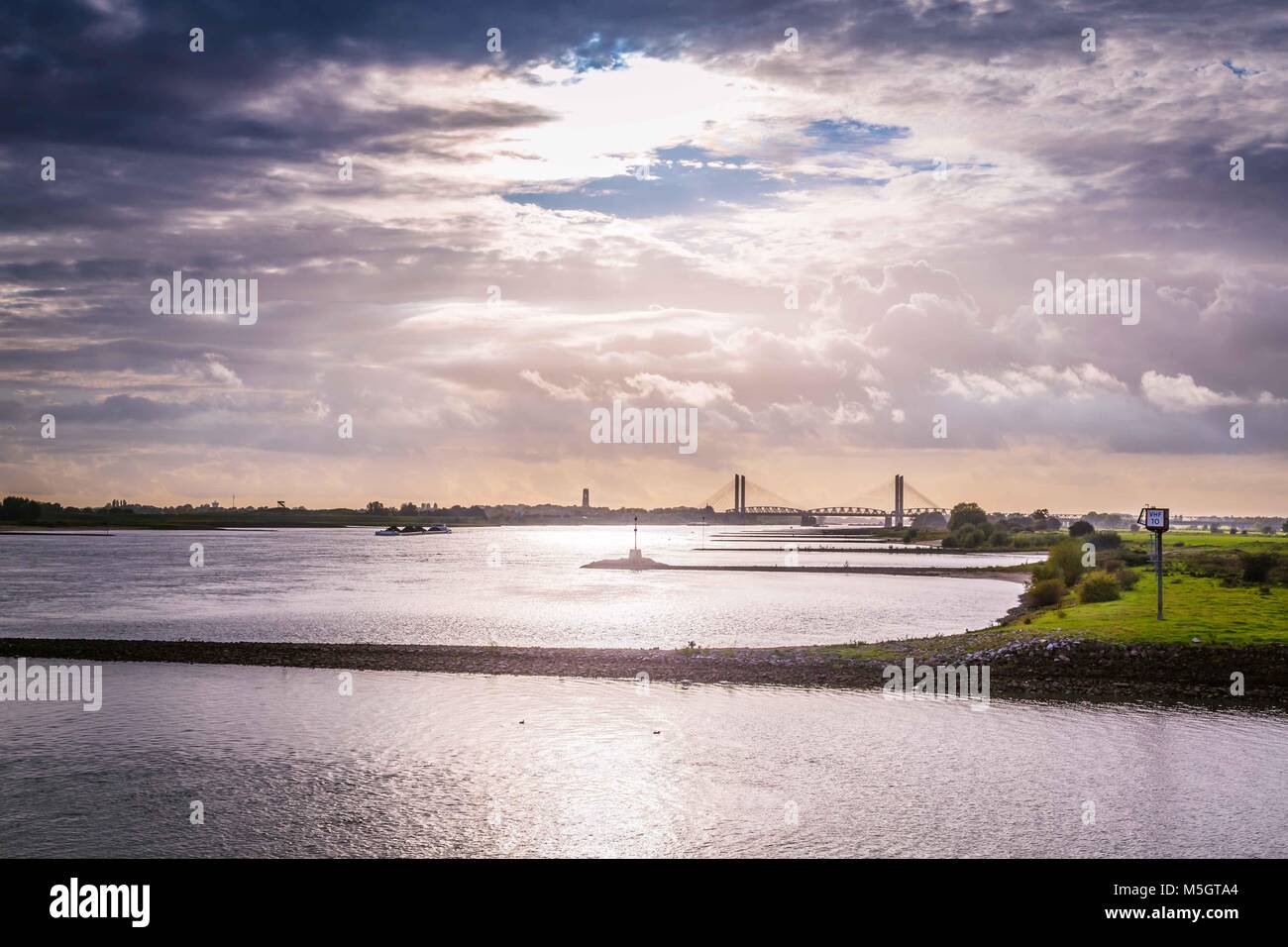 River scape Netherlands Stock Photo - Alamy