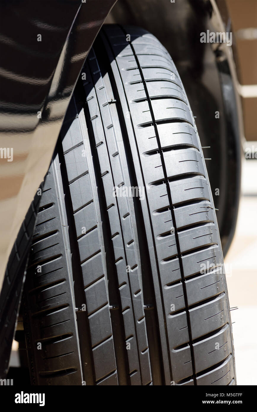 closeup details of car tire, abstract car tire tread Stock Photo - Alamy